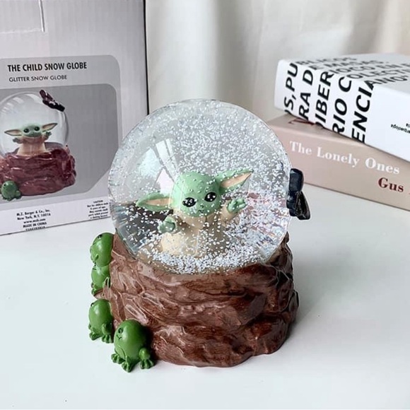 Disney | Toys | Star Wars Christmas Grogu Baby Yoda Snow Globe From The ...